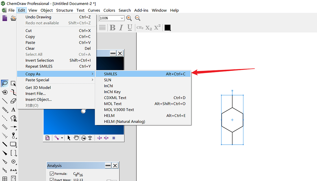 使用ChemDraw输入3D分子结构到COSMOThermX中 - 化学工程 - CEPD@BBS